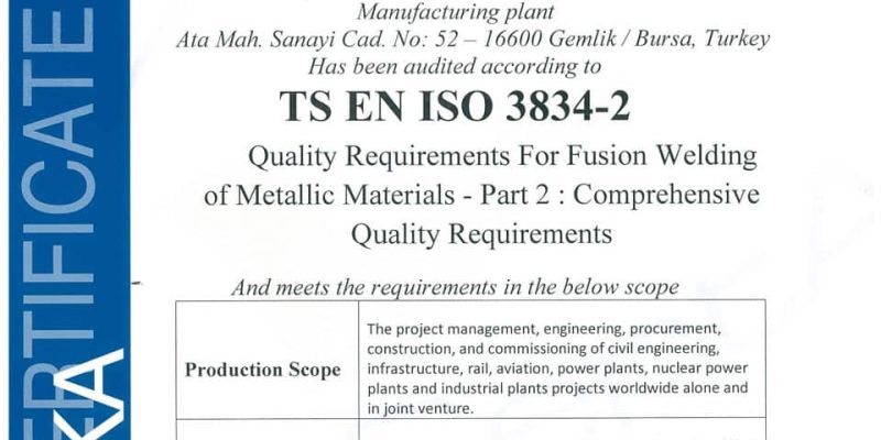 ENKA-EN-ISO-3834-2 | ENKA İnşaat ve Sanayi A.Ş.